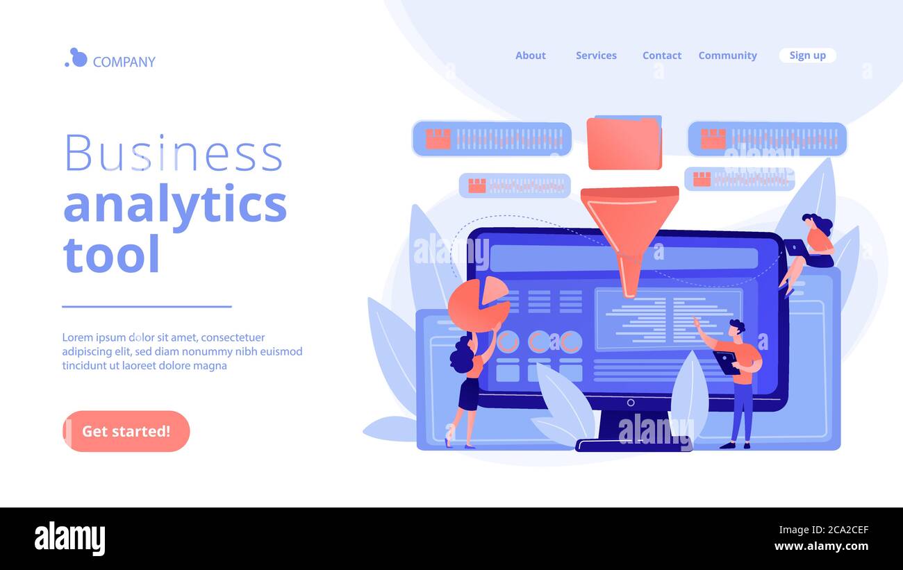 Business kpi dashboard Stock Vector Images - Alamy