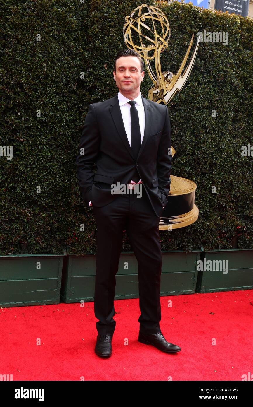 LOS ANGELES - APR 29: Daniel Goddard at the 45th Daytime Emmy Awards at ...