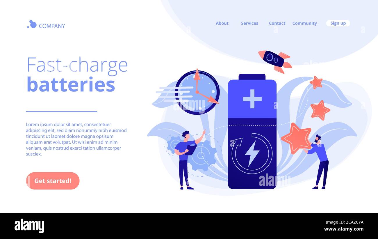 Fast charging Stock Vector Images - Alamy