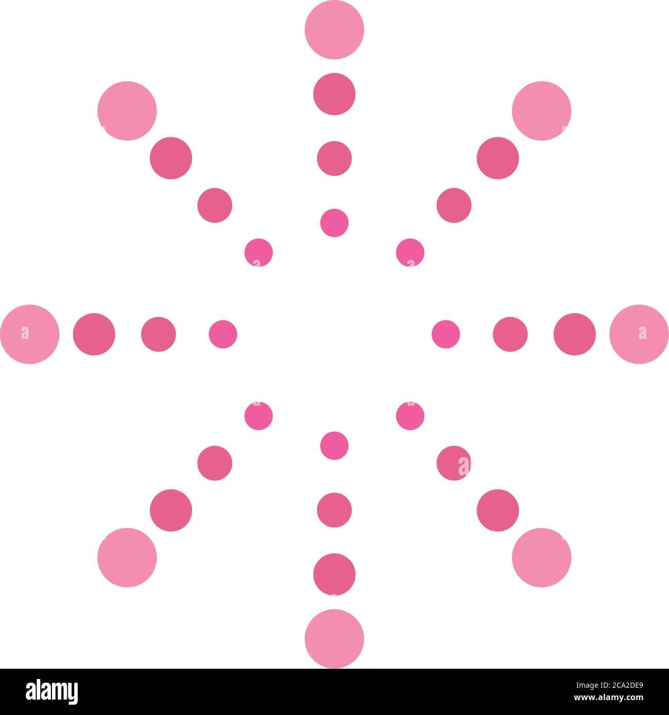 circles firework icon over white background, flat style, vector ...