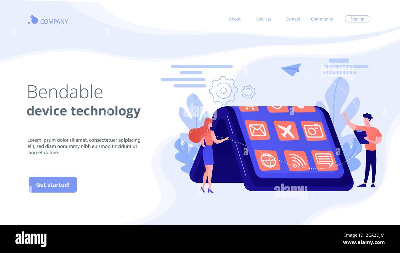 Bendable technology hi-res stock photography and images - Alamy