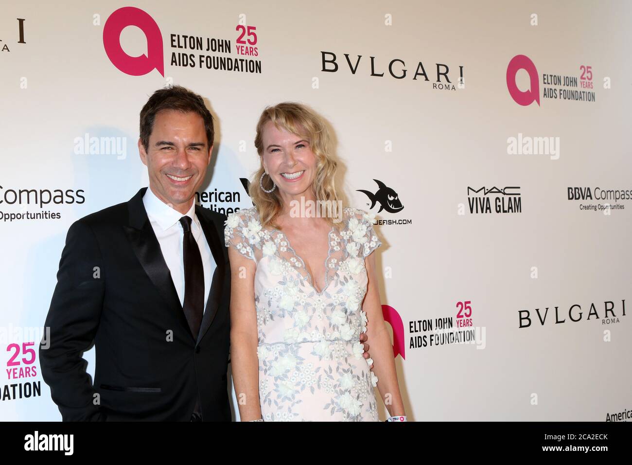 LOS ANGELES - MAR 4: Eric McCormack, Janet McCormack at the 2018 Elton ...