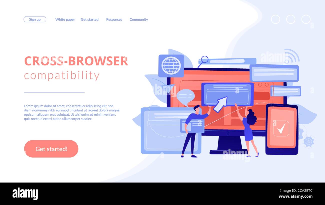 Cross browser hi-res stock photography and images - Alamy