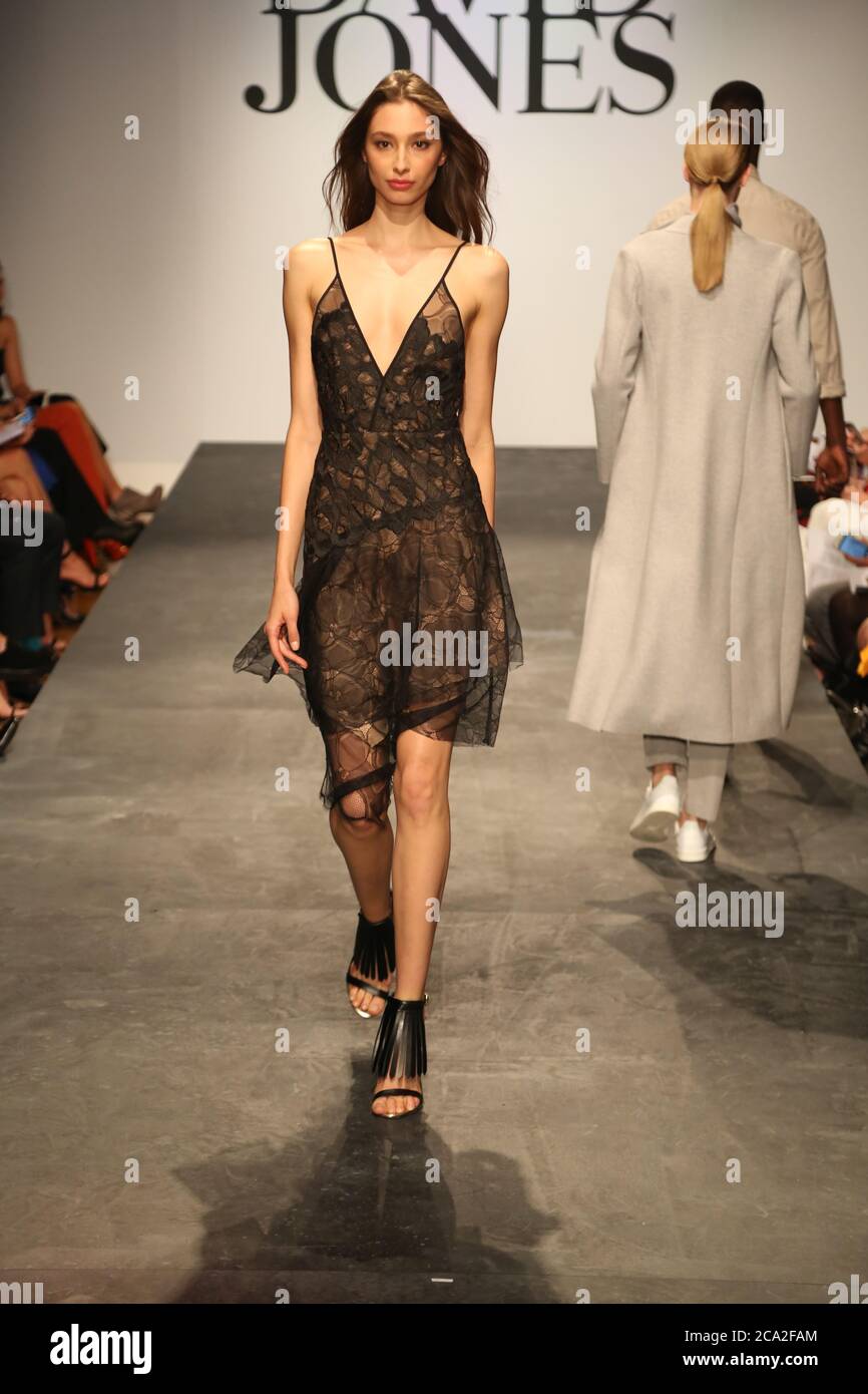 Sydney, Australia. 5 August 2015. Model Alexandra Agoston showcases ...