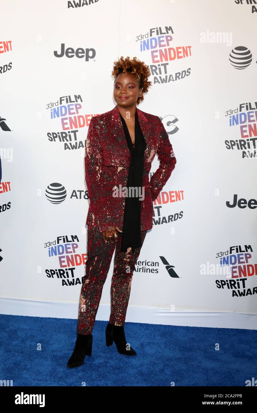 LOS ANGELES - MAR 3: Dee Rees at the 2018 Film Independent Spirit ...