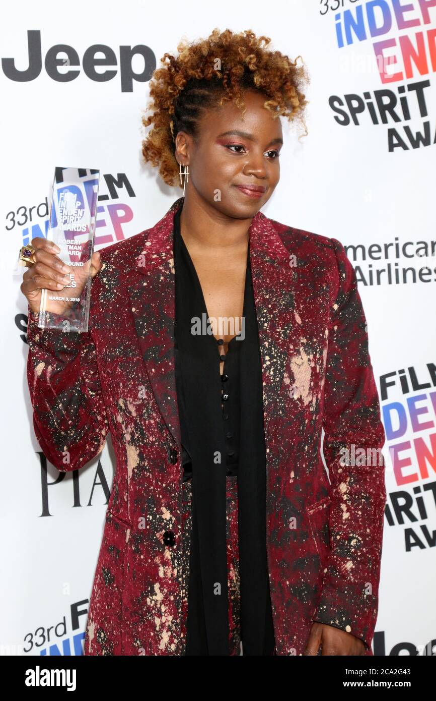 LOS ANGELES - MAR 3: Dee Rees at the 2018 Film Independent Spirit ...