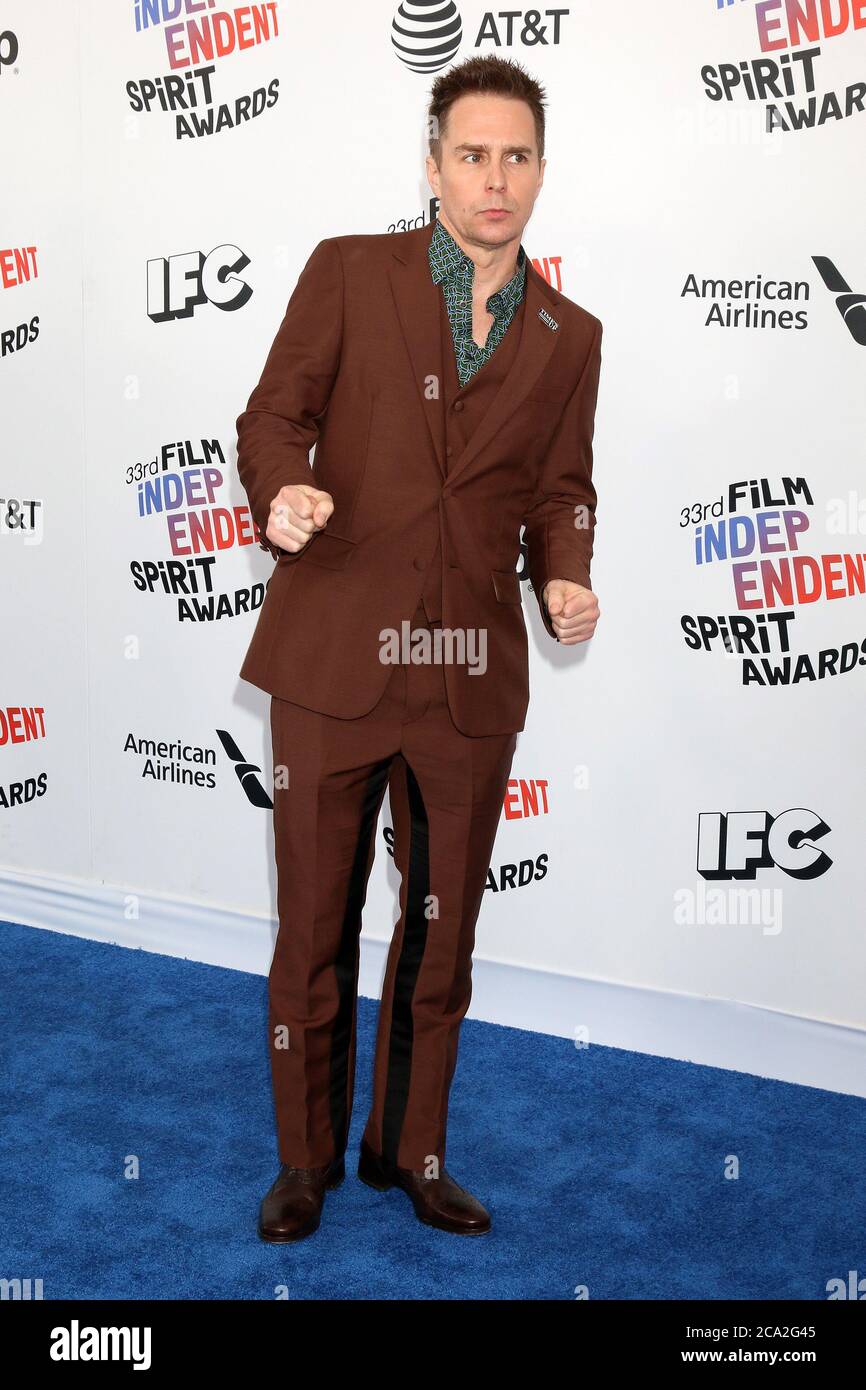 LOS ANGELES - MAR 3: Sam Rockwell at the 2018 Film Independent Spirit ...
