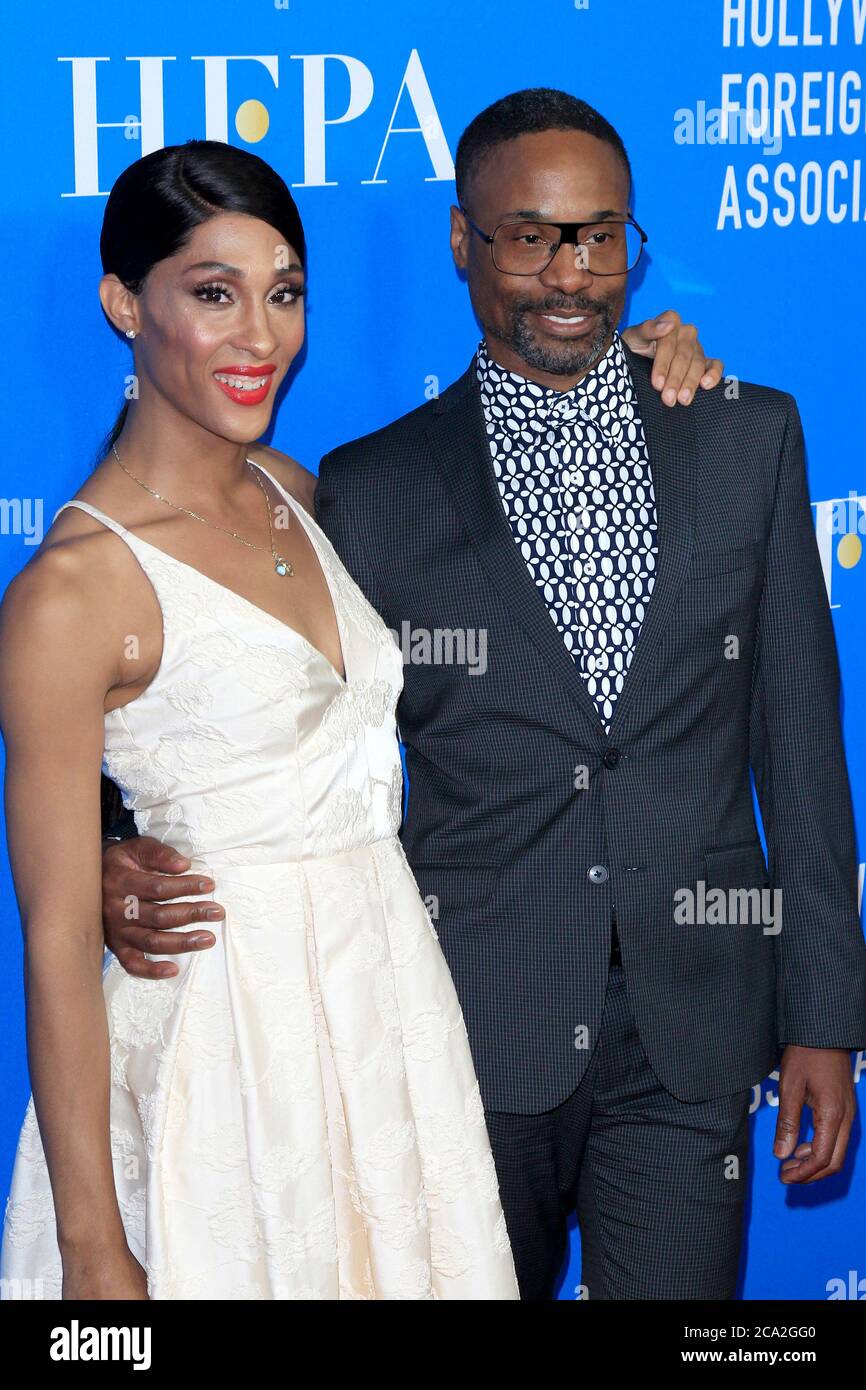 LOS ANGELES - AUG 9: MJ Rodriguez, Billy Porter at the 2018 HFPA Annual ...
