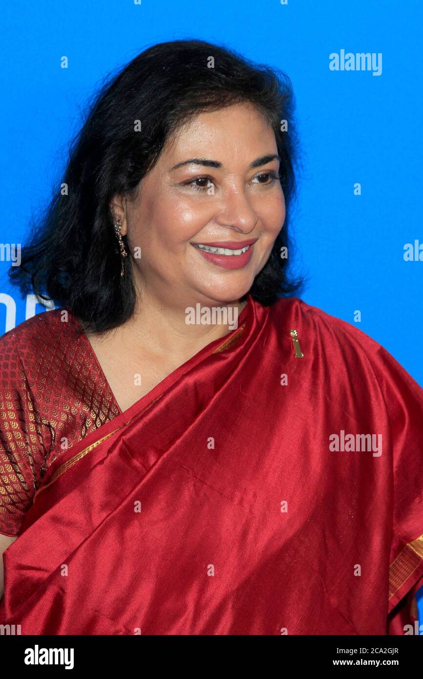 LOS ANGELES - AUG 9: Meher Tatna at the 2018 HFPA Annual Grants Banquet ...