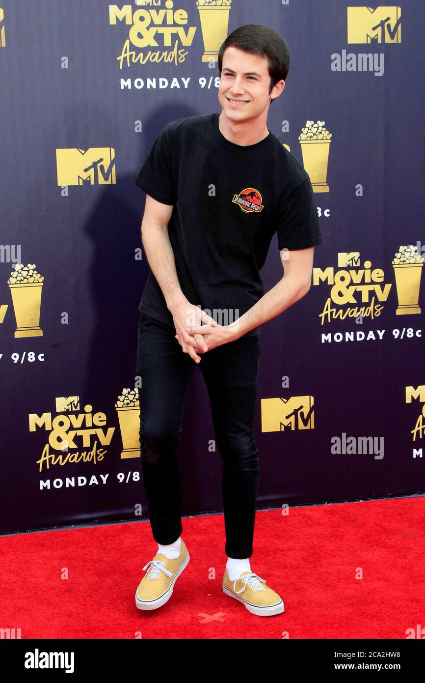 LOS ANGELES - JUN 16: Dylan Minnette at the 2018 MTV Movie And TV ...