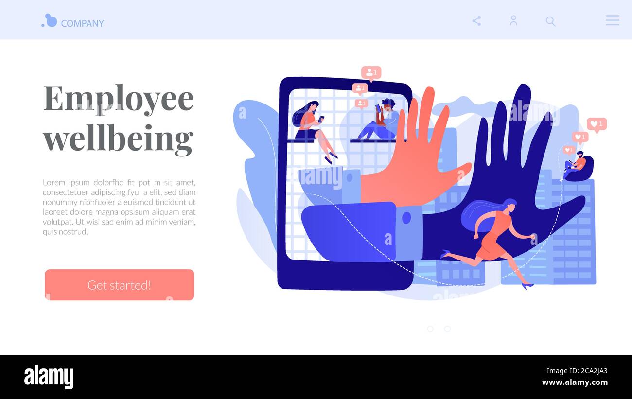 Website hero layout Stock Vector Images - Alamy