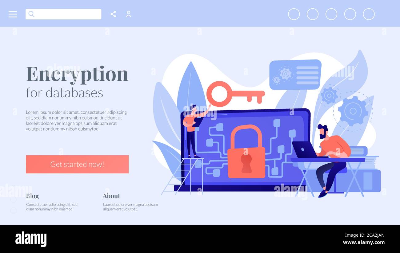 Data leakage concept landing page Stock Vector Image & Art - Alamy