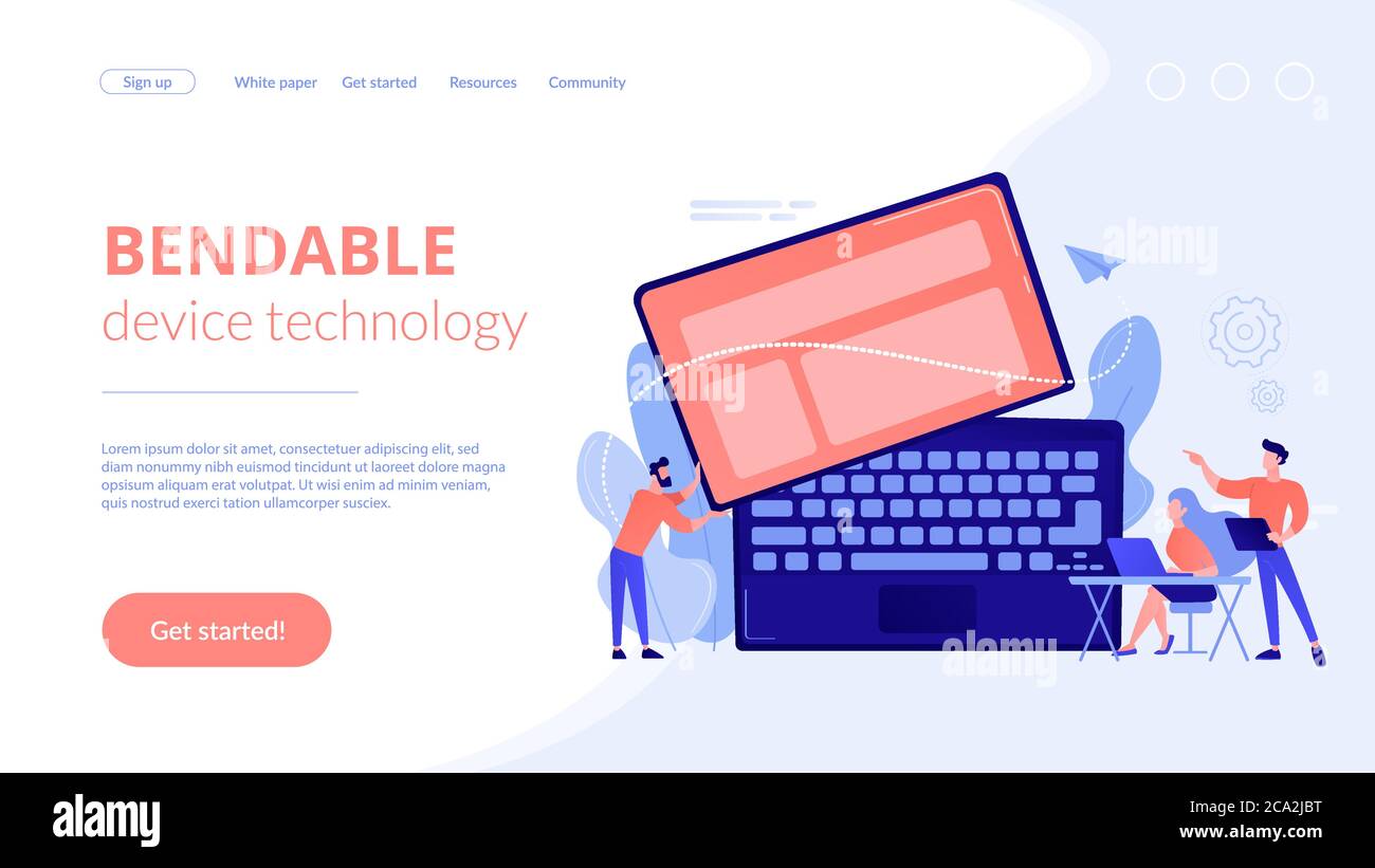 Detachable laptop Stock Vector Images - Alamy