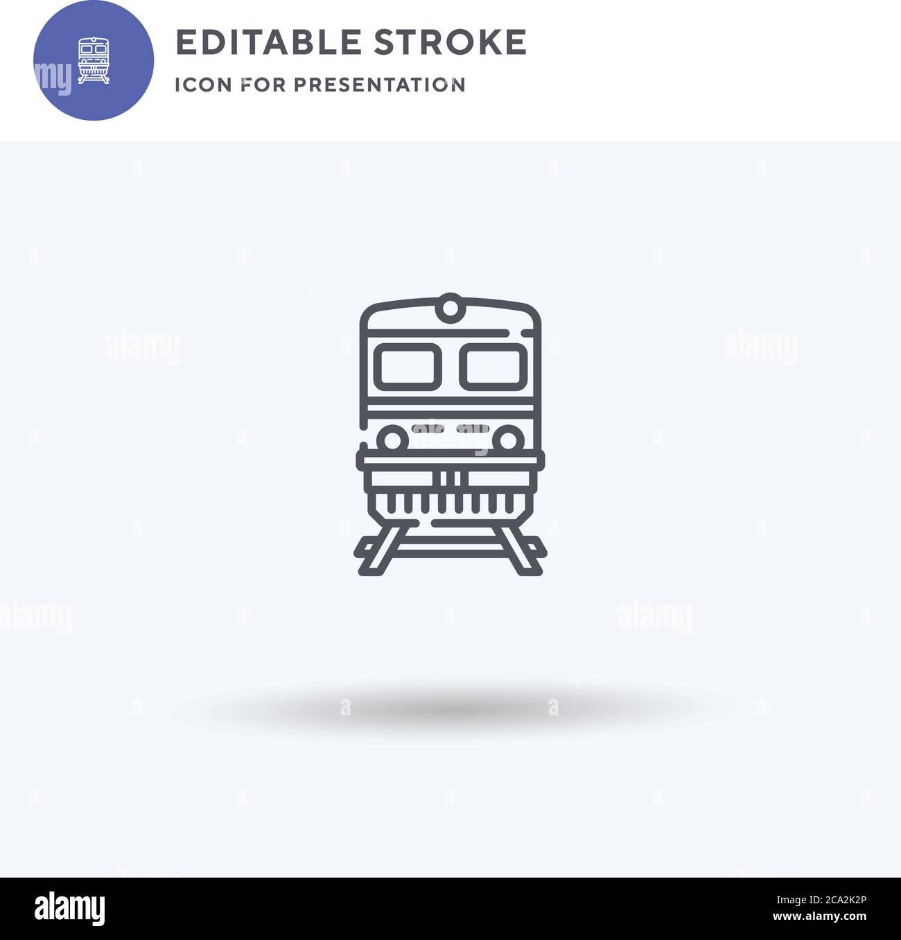 Train icon vector, filled flat sign, solid pictogram isolated on white ...