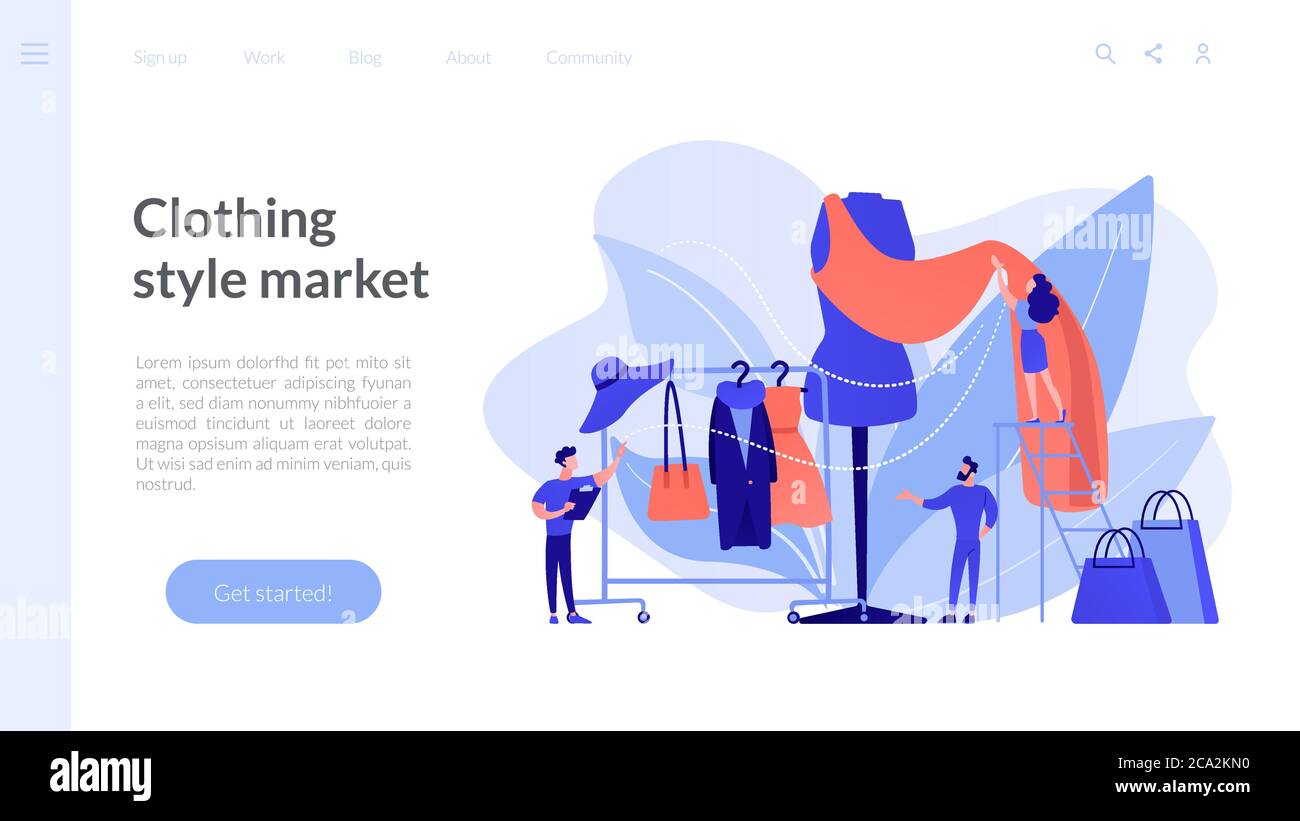 Fashion designer creative woman Stock Vector Images - Alamy