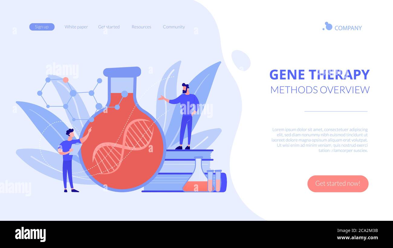 Molecular gene therapy Stock Vector Images - Alamy