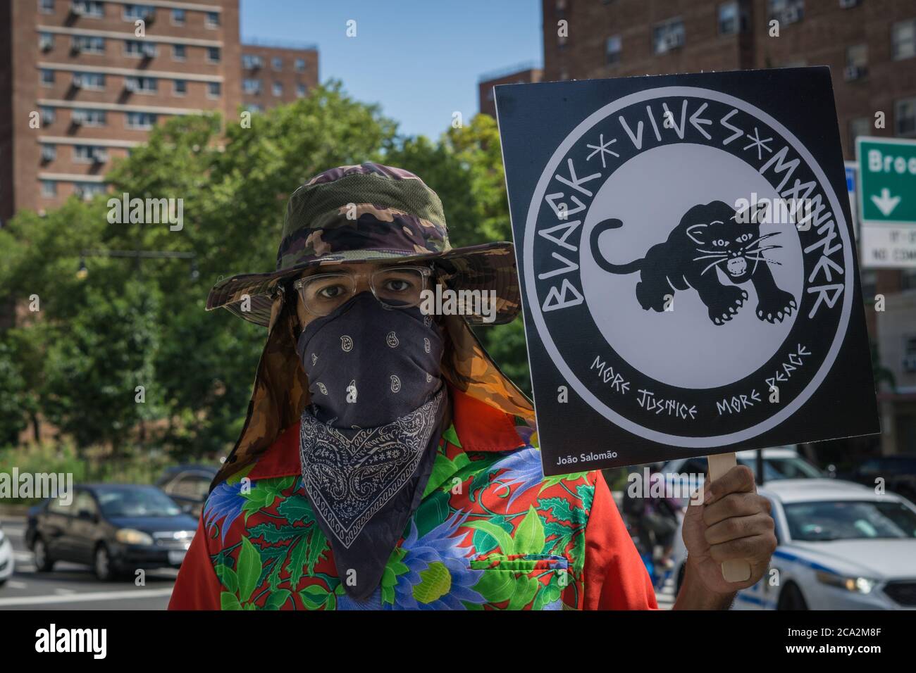 Wide Awake Protest March in Brooklyn, NY Stock Photo - Alamy