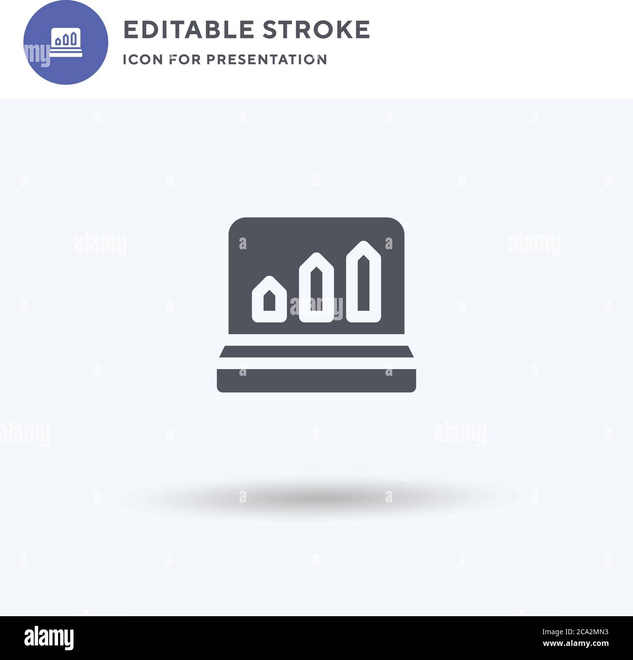 Profits icon vector, filled flat sign, solid pictogram isolated on ...