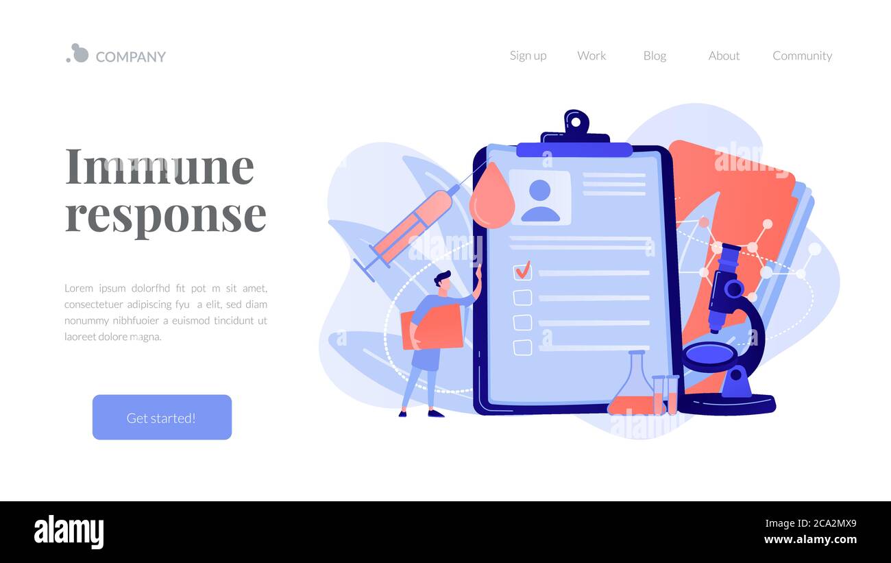 AIDS concept landing page Stock Vector Image & Art - Alamy