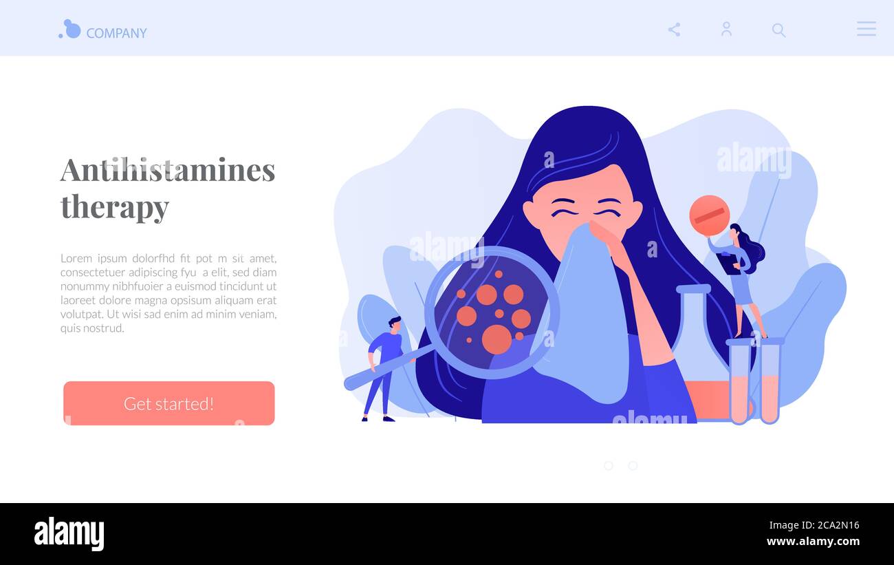 Allergic rhinitis Stock Vector Images - Alamy