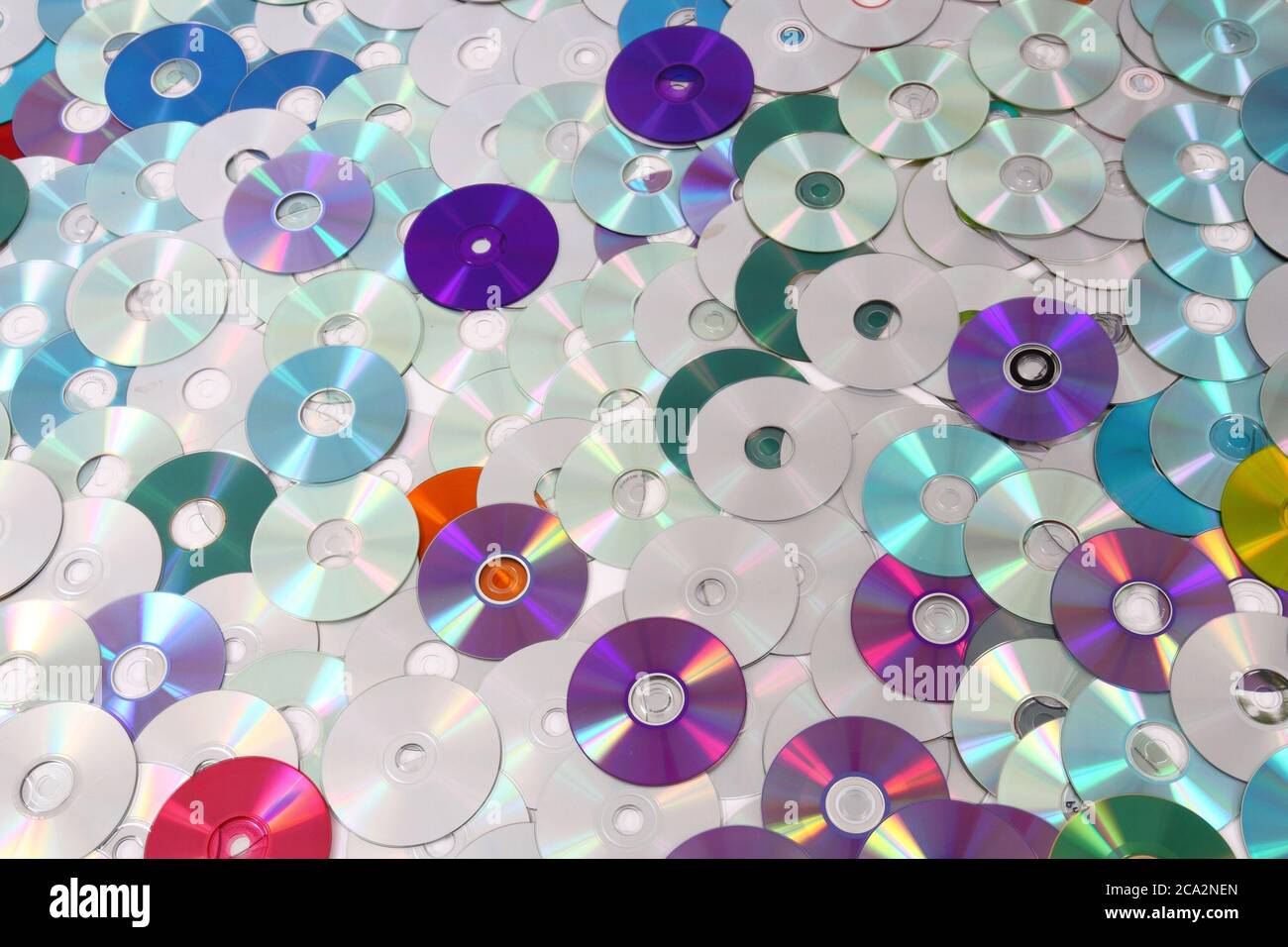 CD and DVD as color technology background Stock Photo - Alamy