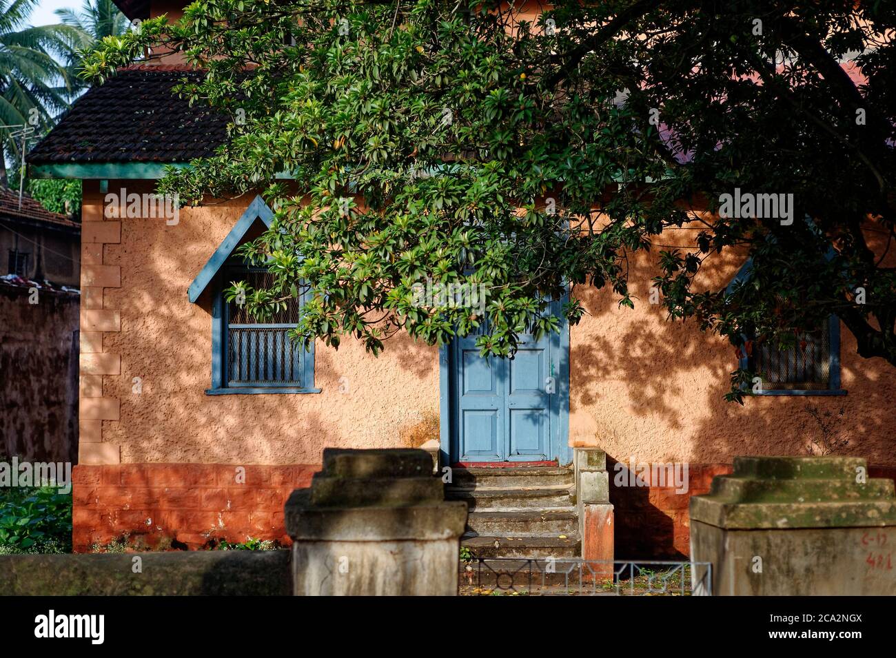 Traditional house of Karnataka Stock Photo - Alamy