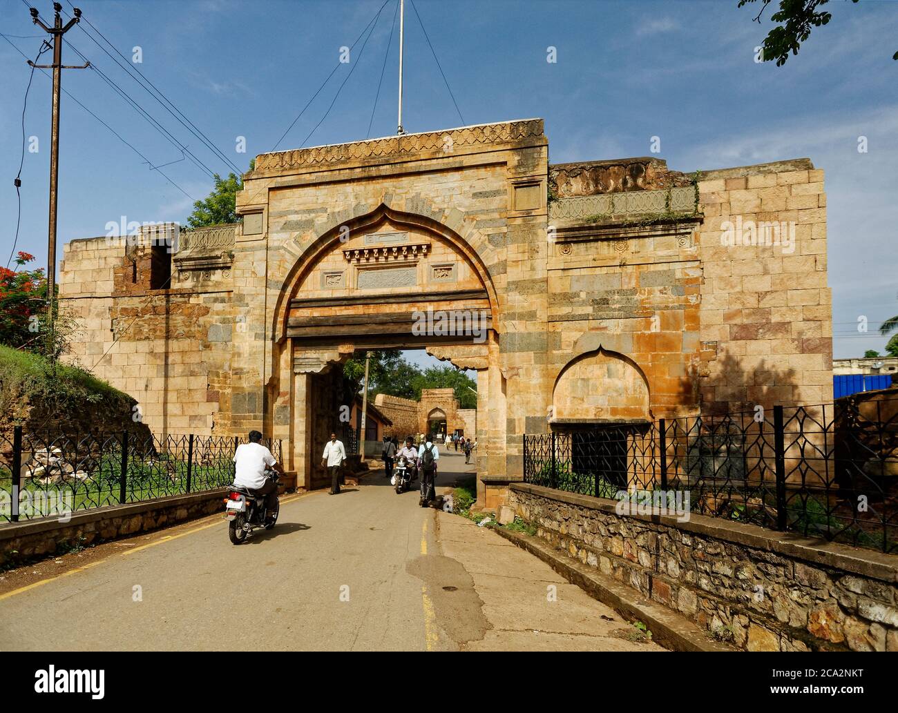 Ruins of fort at Dharwad Stock Photo - Alamy