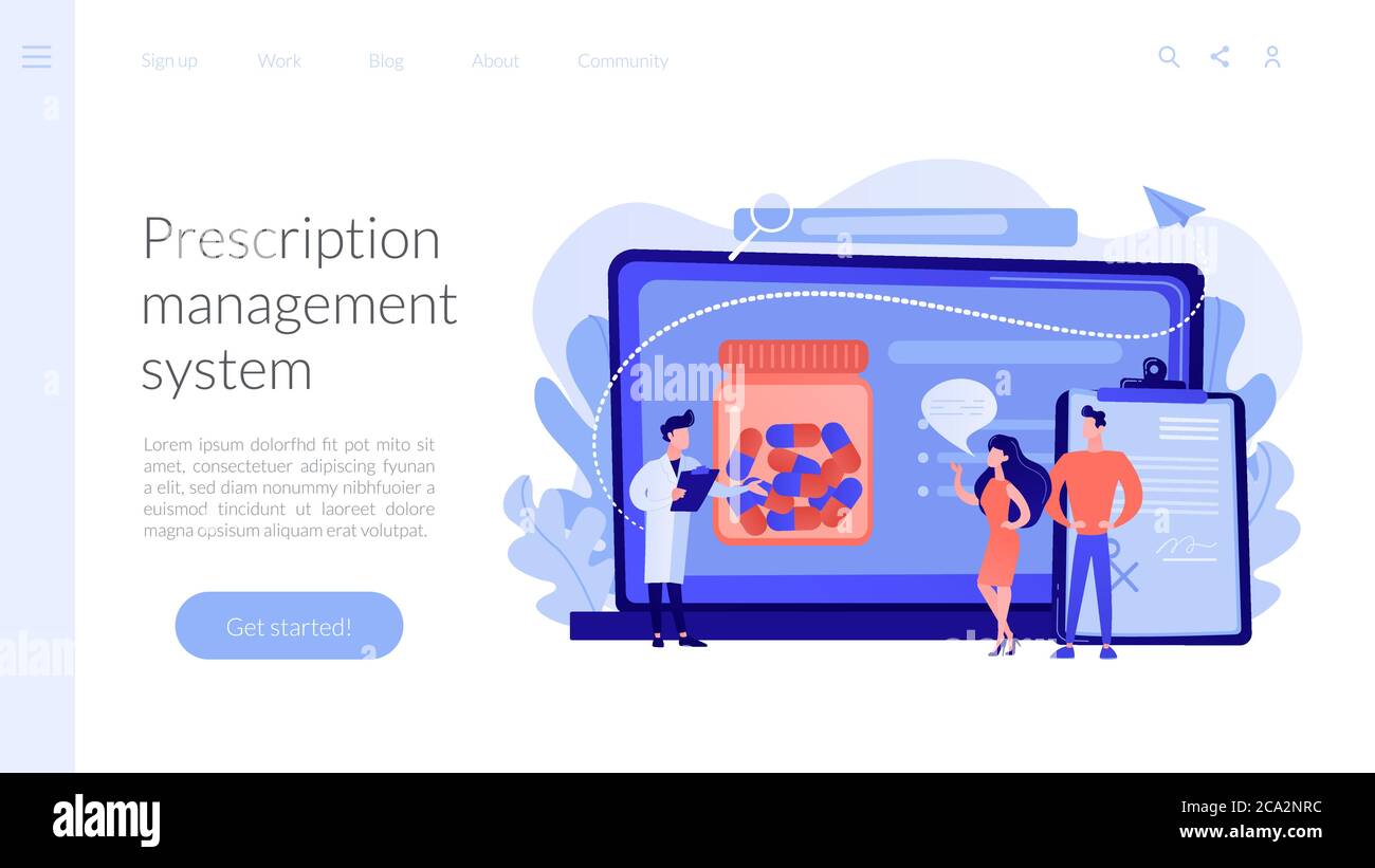 Prescription page Stock Vector Images - Alamy