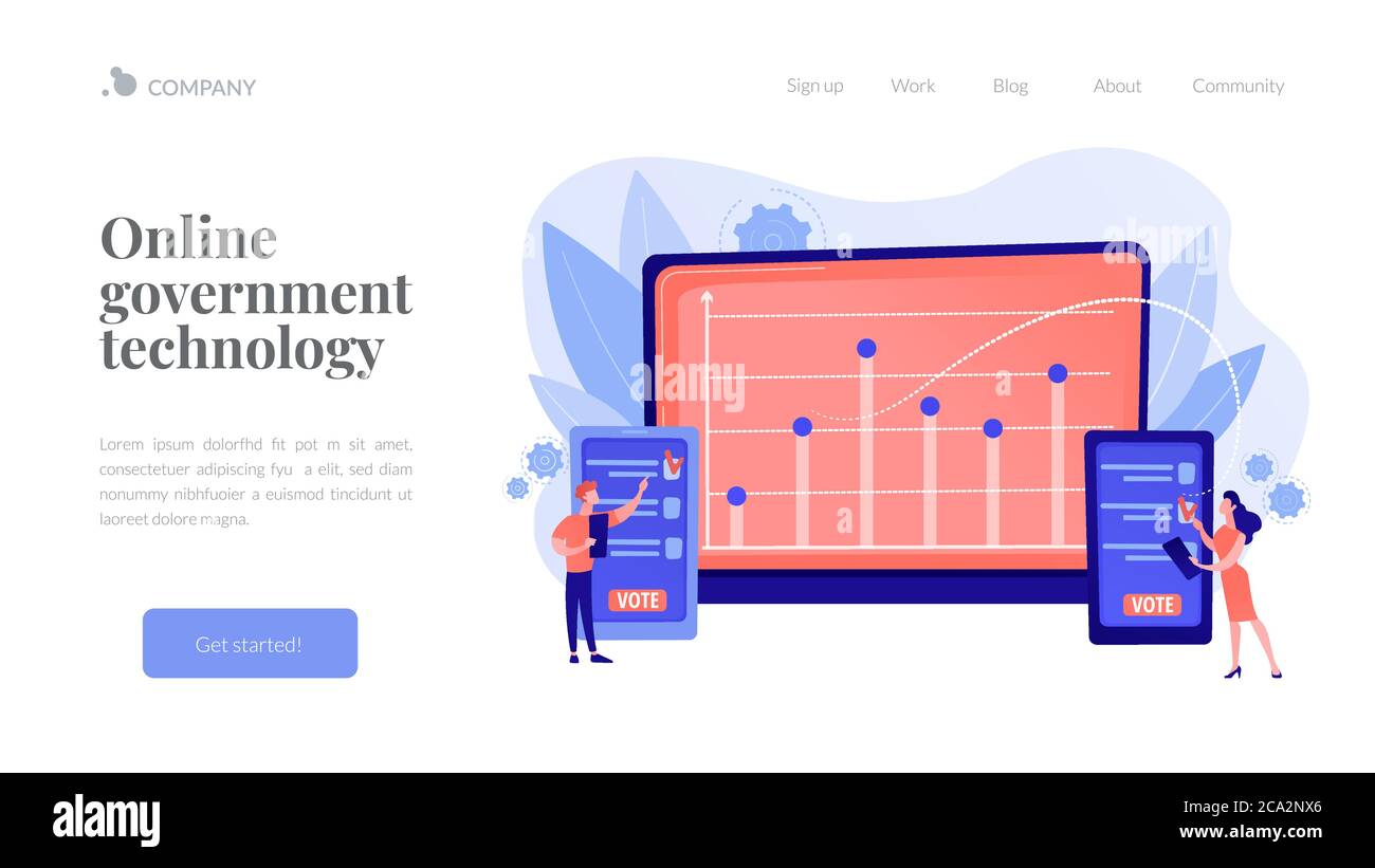 Electronic government Stock Vector Images - Alamy