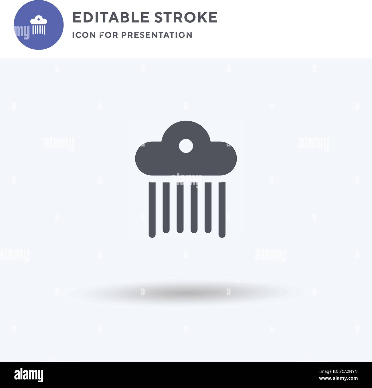 Barette icon vector, filled flat sign, solid pictogram isolated on ...