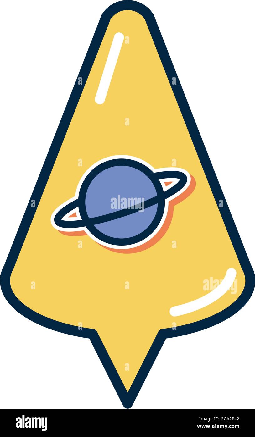 slang bubbles concept, speech bubble with saturn planet icon over white ...