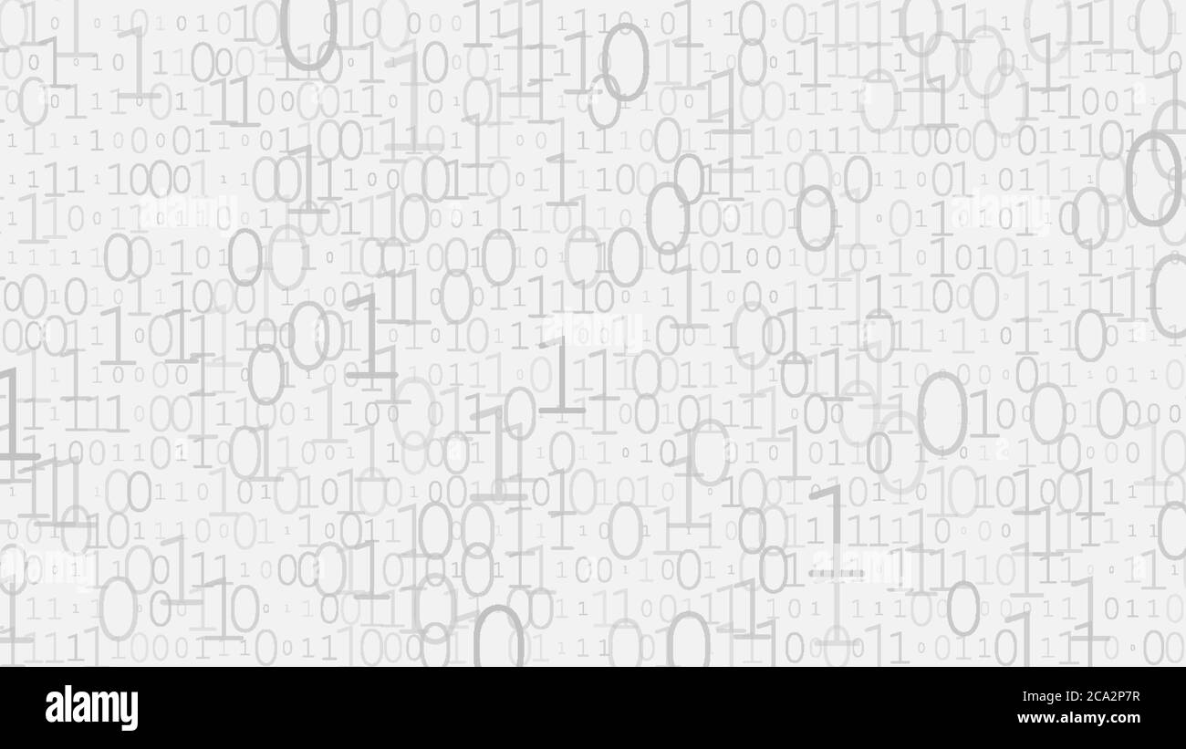 Binary numbers zeros ones in Black and White Stock Photos & Images - Alamy