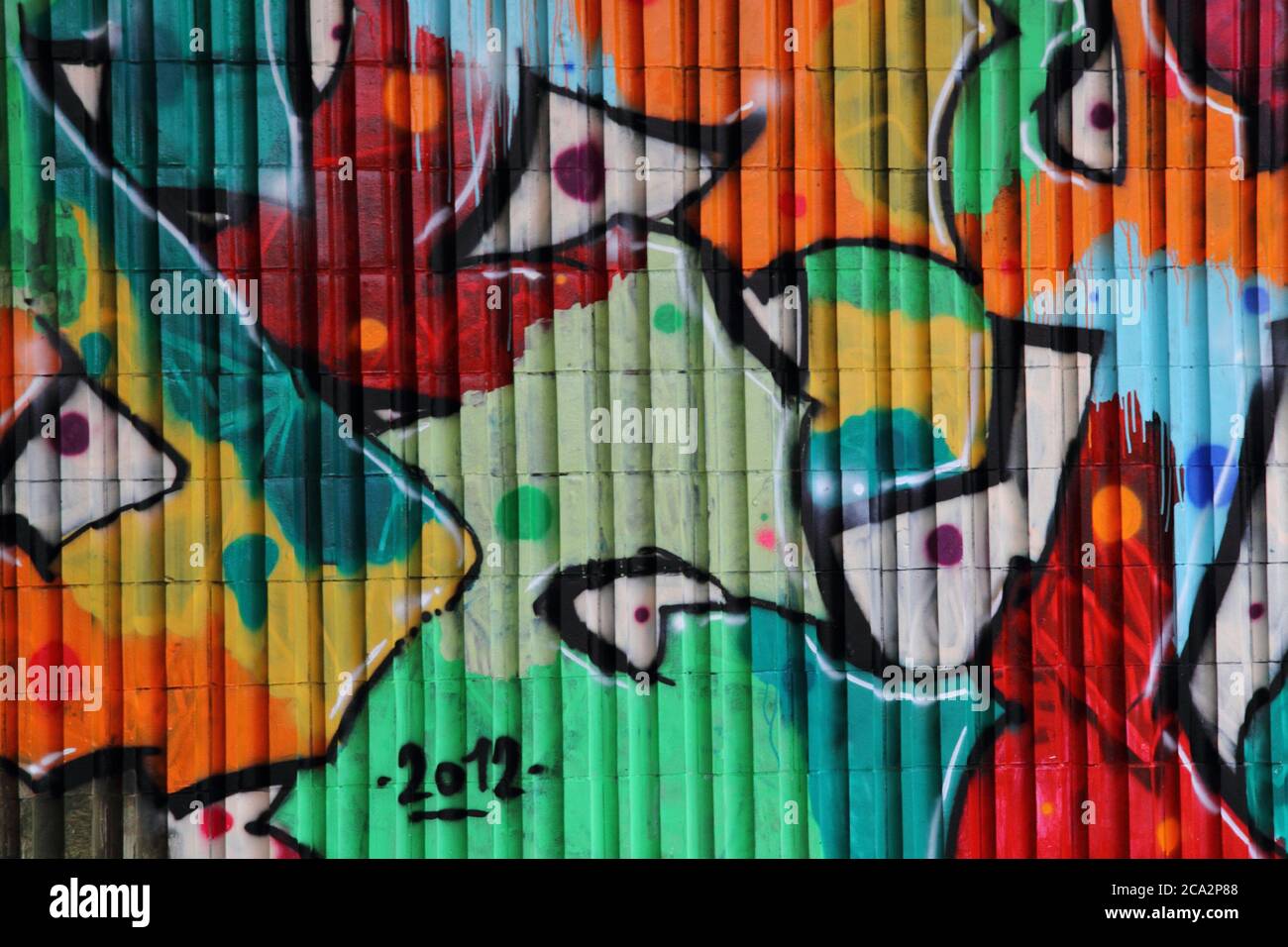graffiti as nice color background (street art Stock Photo - Alamy