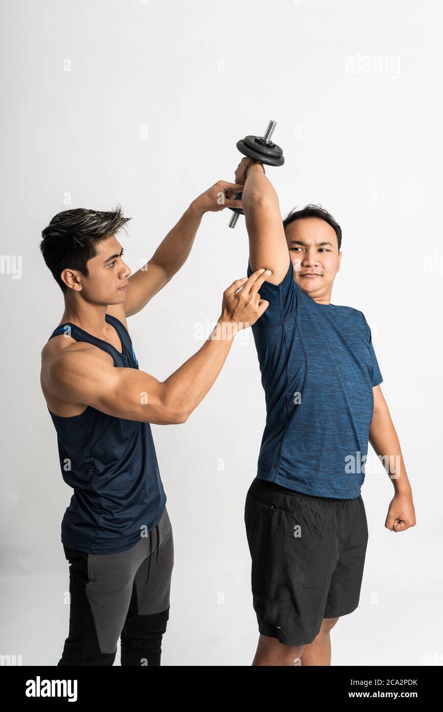 Tricep exercises hi-res stock photography and images - Alamy