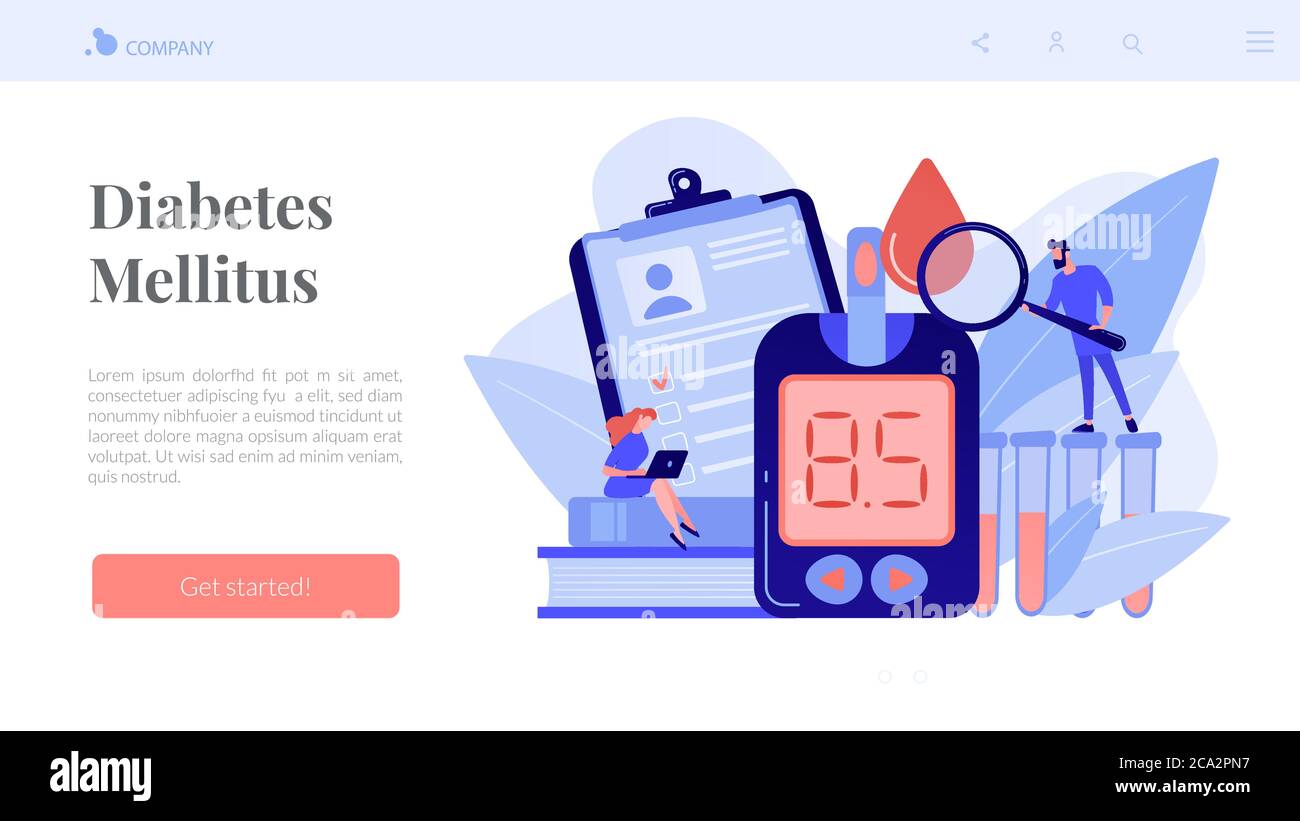 Diabetes mellitus type 2 Stock Vector Images - Alamy