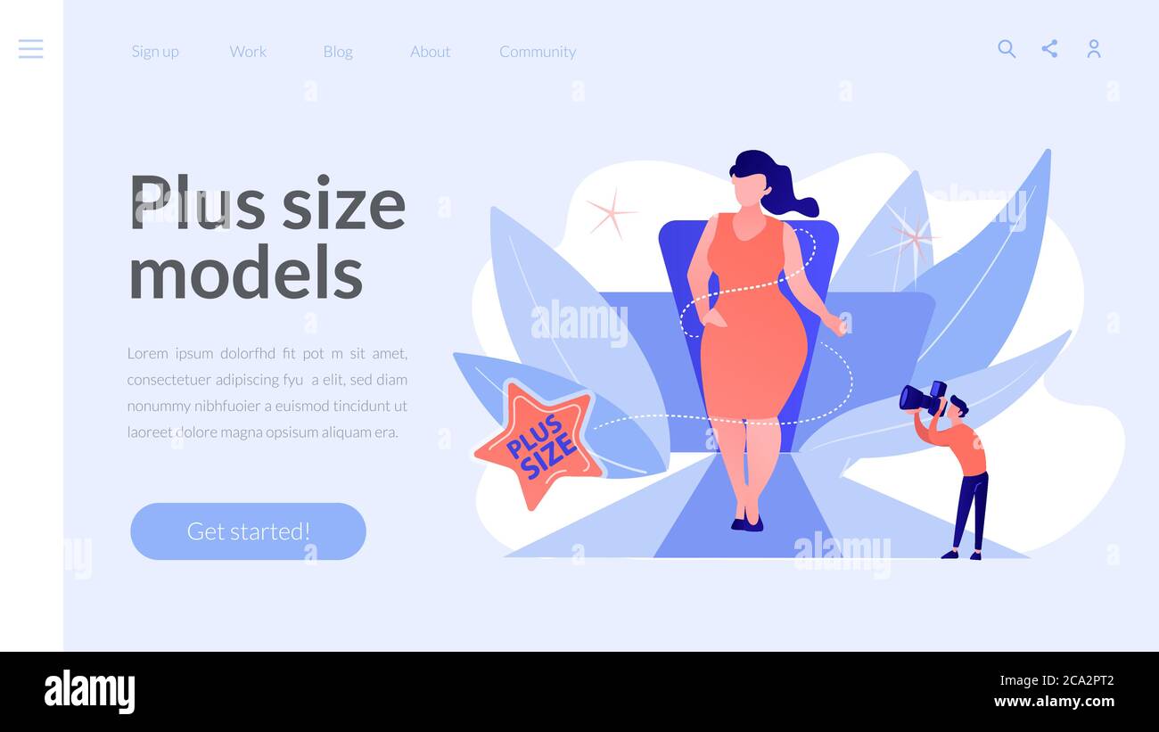 Plus size models hi-res stock photography and images - Alamy