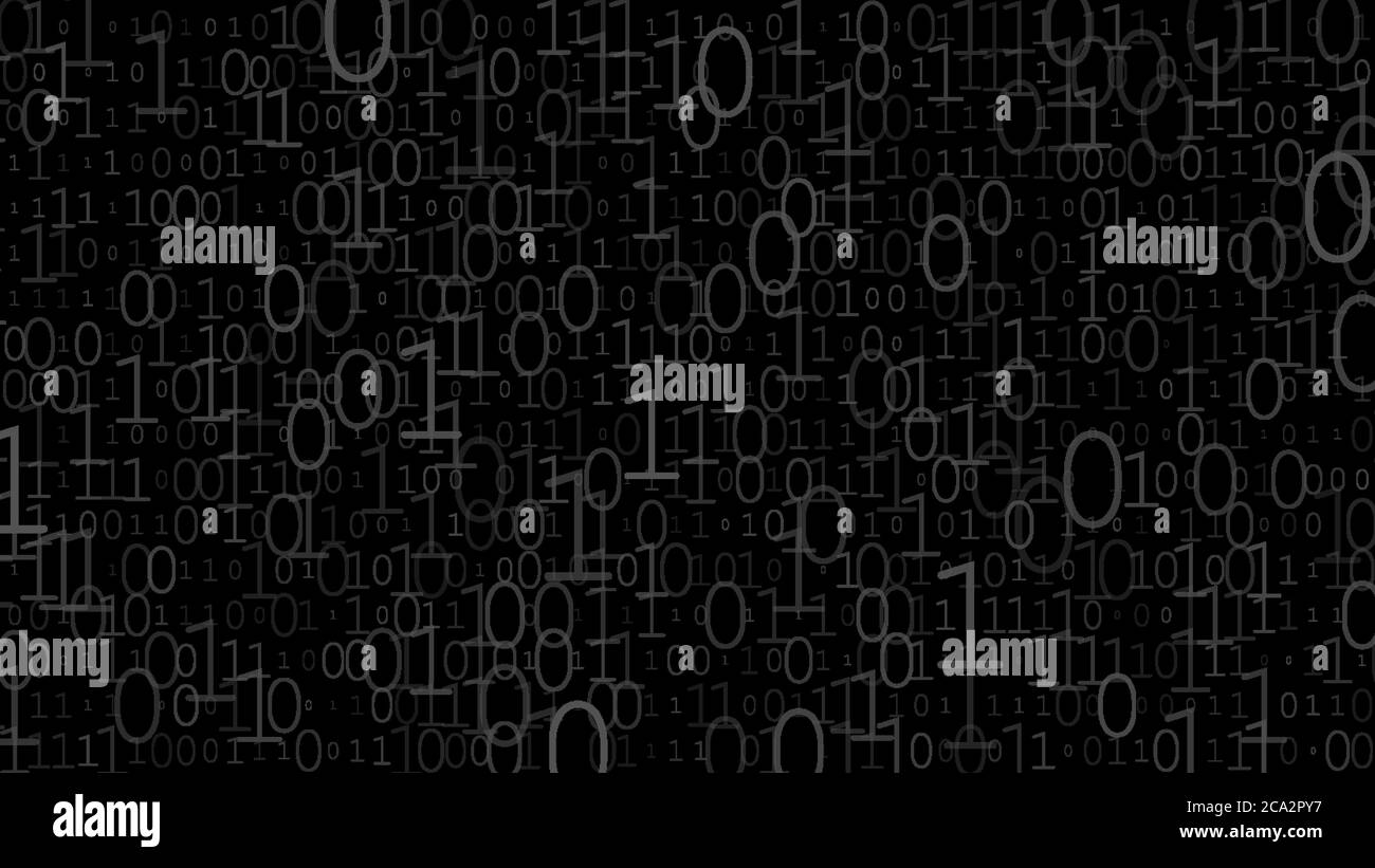 Ones and zeros Black and White Stock Photos & Images - Alamy