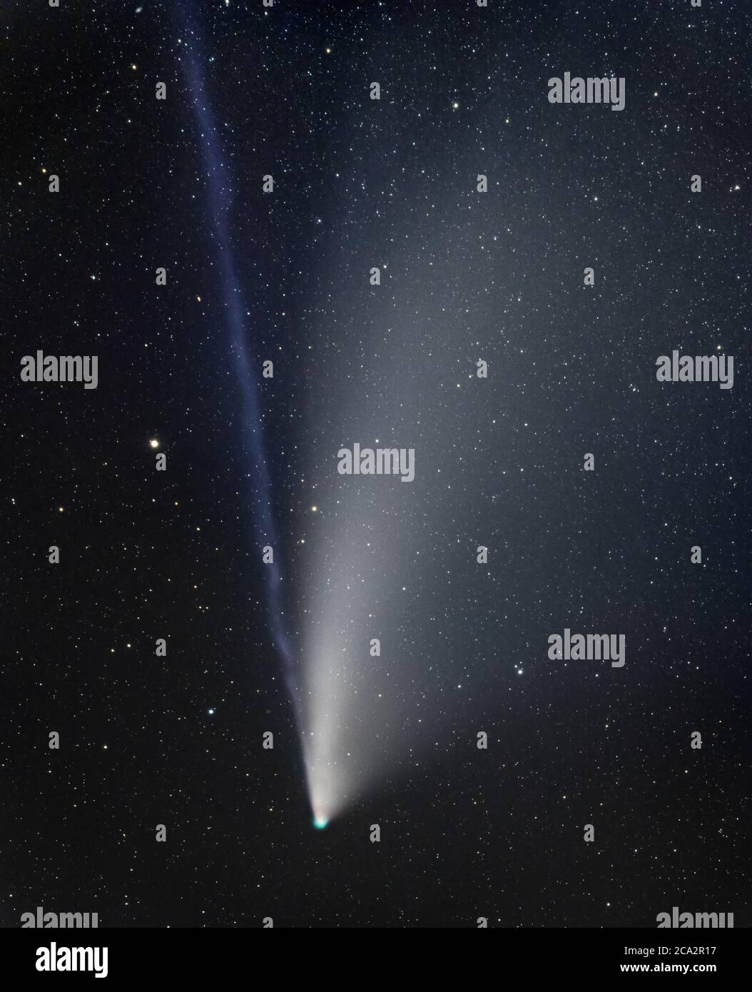 C/2020 F3 NEOWISE comet seen from Northern hemisphere Stock Photo - Alamy