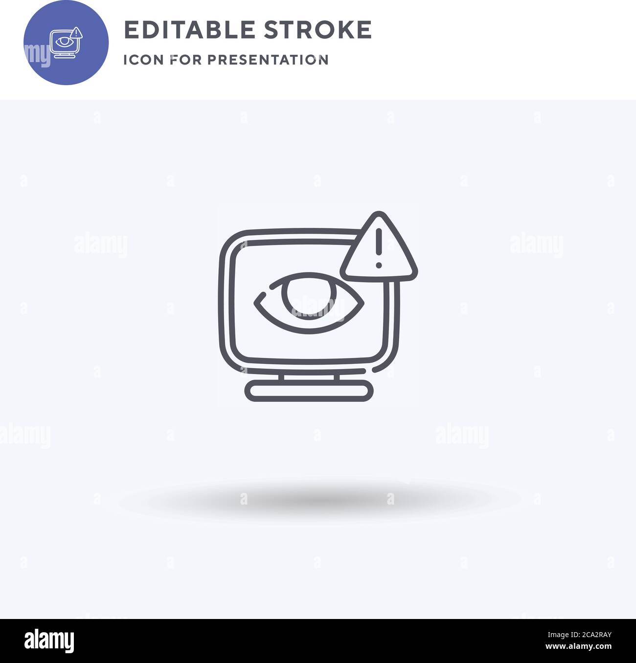 Spyware icon vector, filled flat sign, solid pictogram isolated on ...