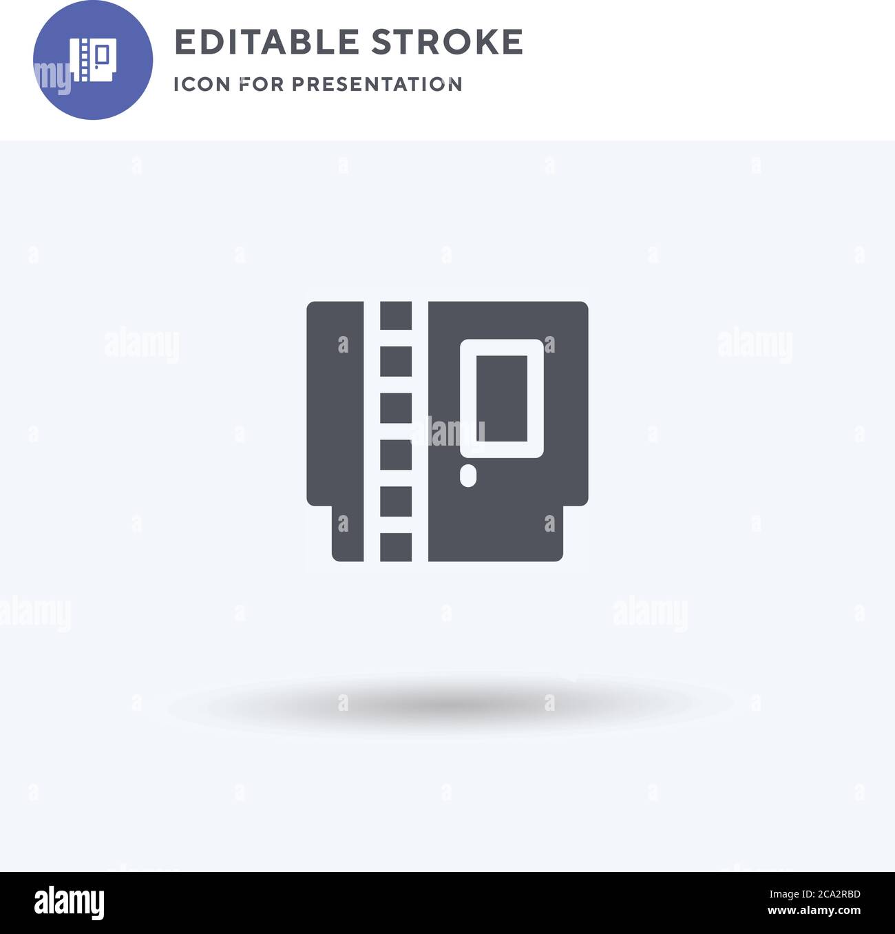 Cartridge icon vector, filled flat sign, solid pictogram isolated on ...