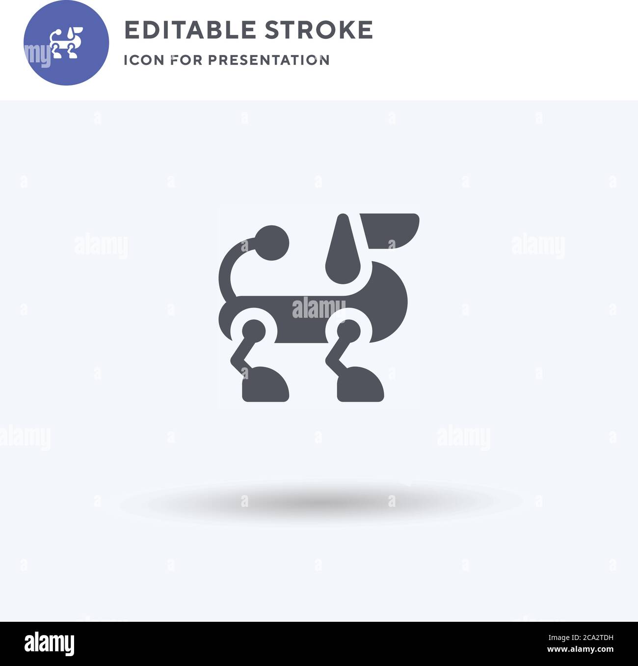 Dog tech logo hi-res stock photography and images - Alamy