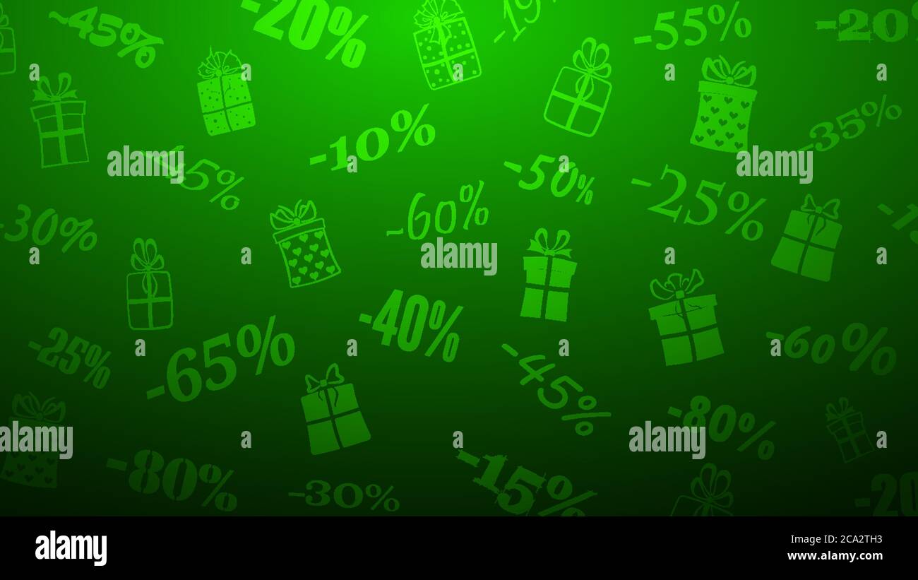 Background on discounts and special offers, made of inscriptions and ...