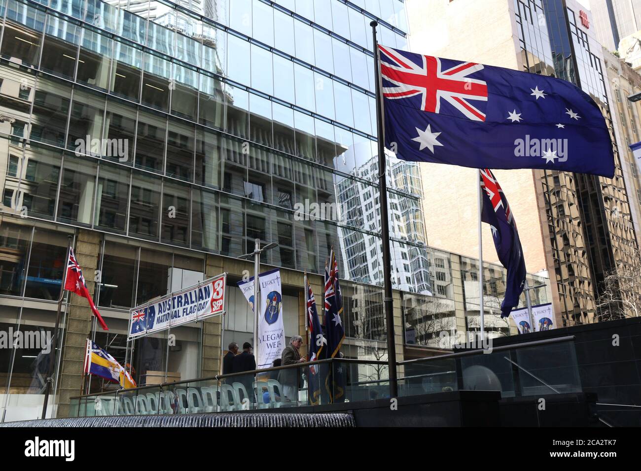 Australian national flag day Stock Photo - Alamy