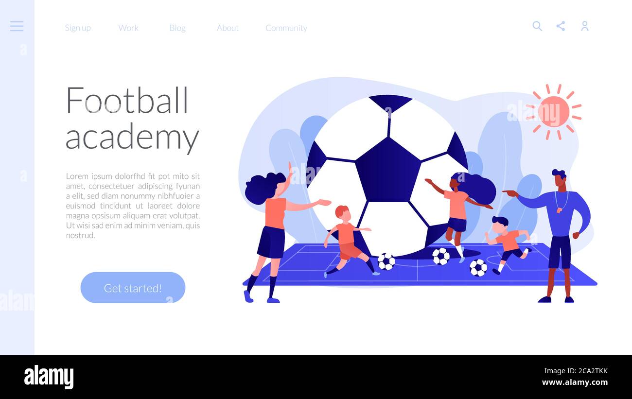 Outdoor kids soccer Stock Vector Images - Alamy