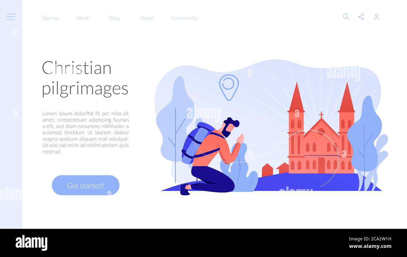 Christian pilgrimages hi-res stock photography and images - Alamy