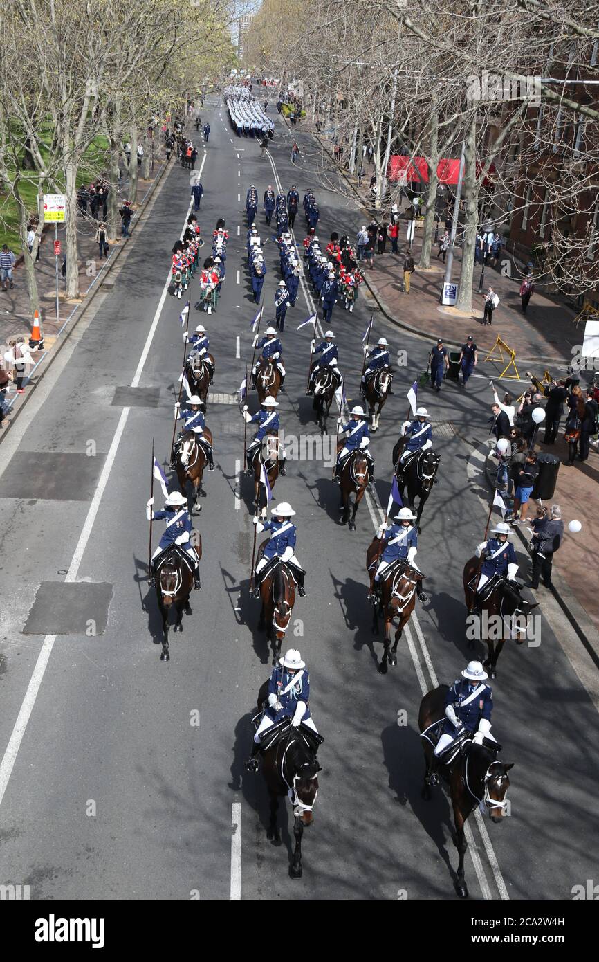 Parade in Sydney marks 100 years of women in policing Stock Photo - Alamy