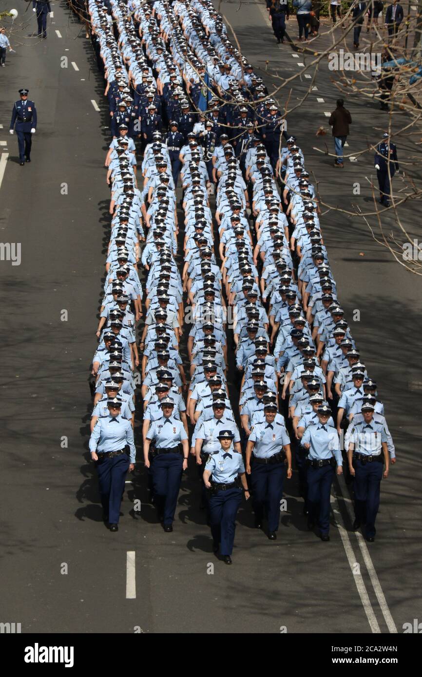Parade in Sydney marks 100 years of women in policing Stock Photo - Alamy