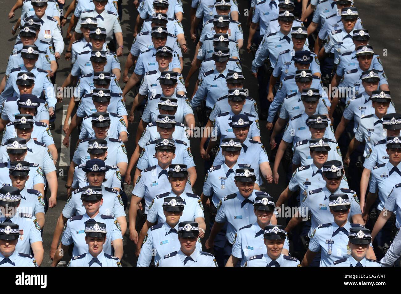 Parade in Sydney marks 100 years of women in policing Stock Photo - Alamy