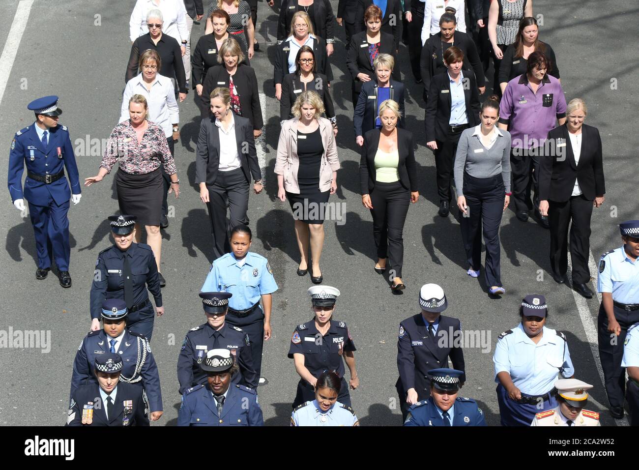 Parade in Sydney marks 100 years of women in policing Stock Photo - Alamy