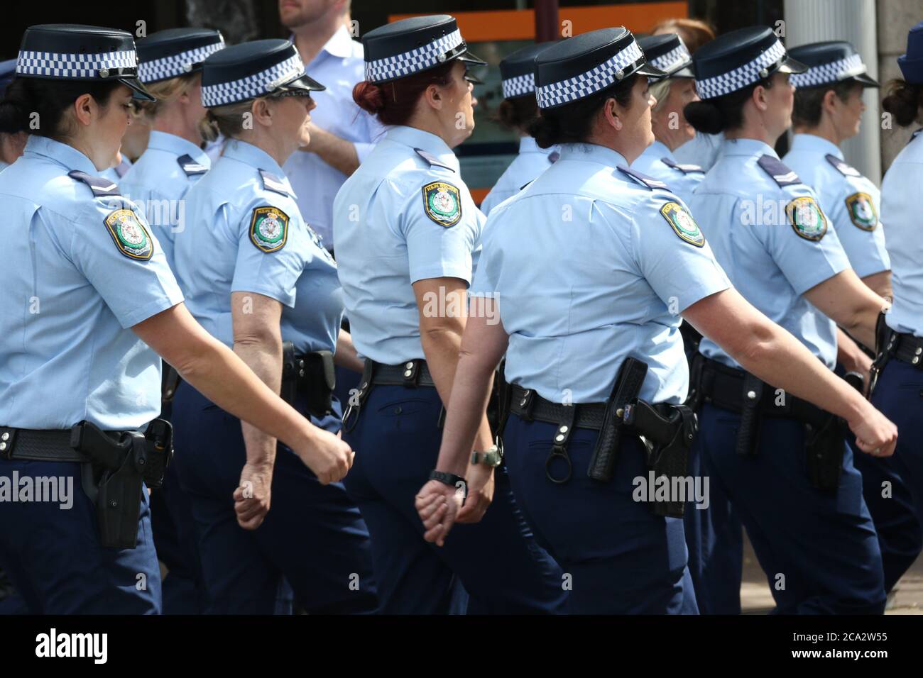 Parade in Sydney marks 100 years of women in policing Stock Photo - Alamy